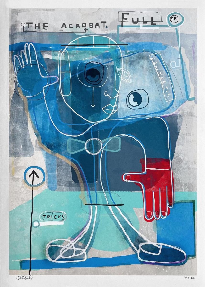 The Acrobat - DGA/Giclee av Henrik Gjerstad | Neo Galleri – Neo Galleri - Kunst på nett og ...